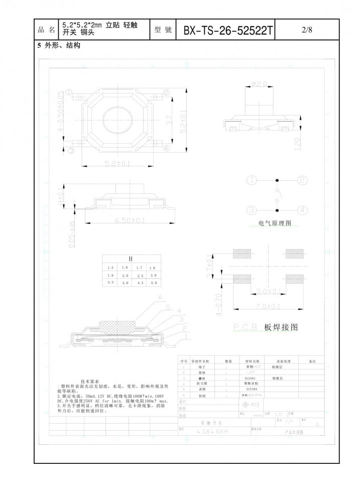 BX-TS-26-52522T specification page 3