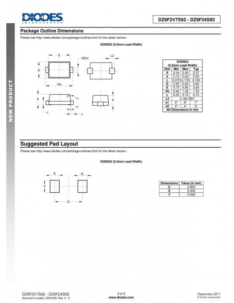 DZ9F3V0S92-7 datasheet page 4