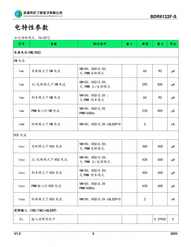 BDR6122F-S datasheet page 5