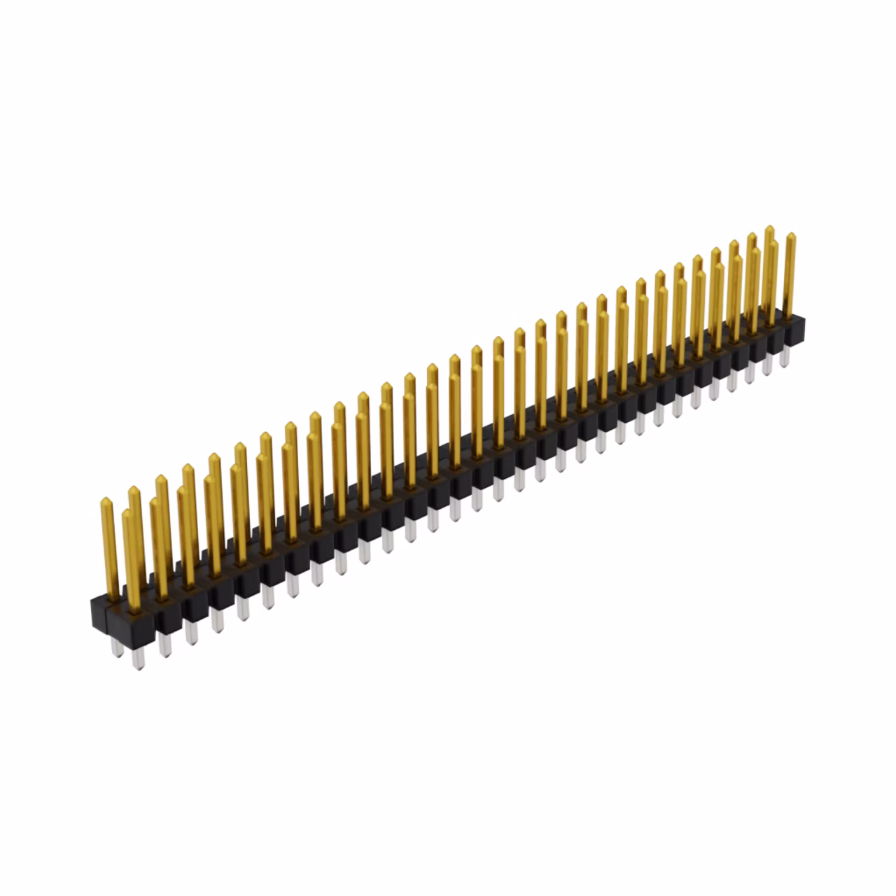 C-Grid Header, 2.54mm Pitch, Through Hole, Dual Row, Vertical, 62 Circuits, 0.75µm Gold (Au) Plating, Tube without Cap Packaging, Lead-Free for sale