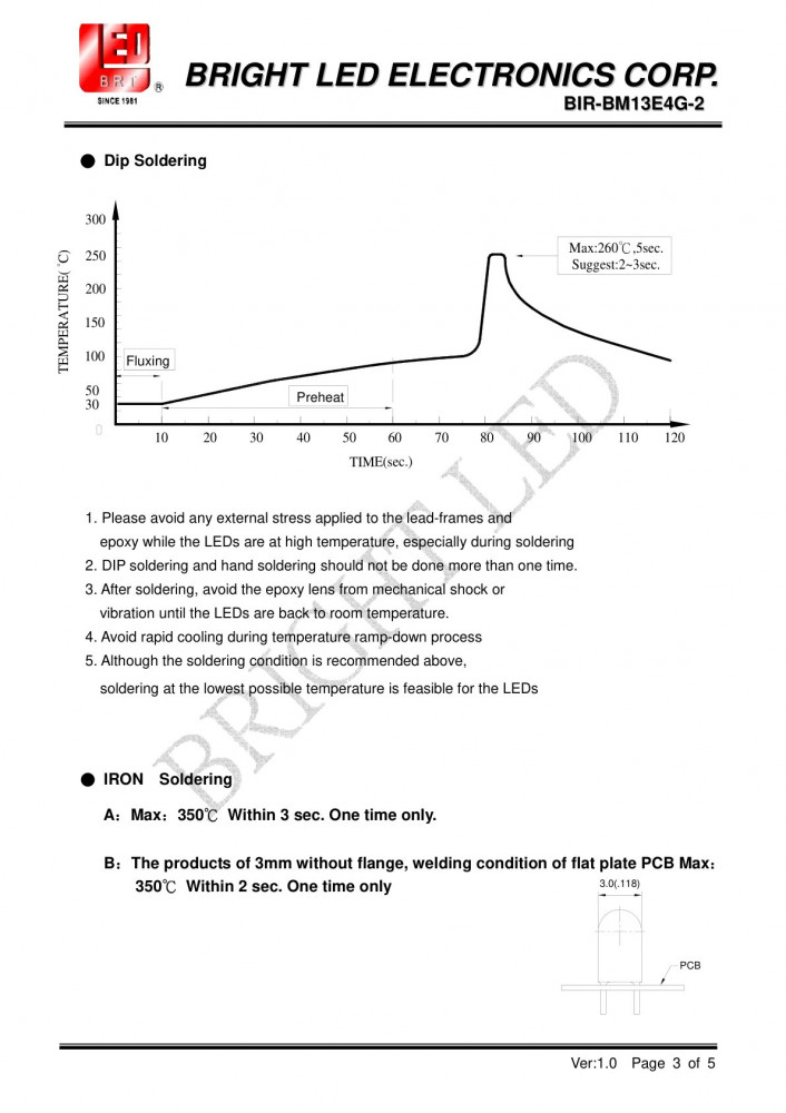 BIR-BM13E4G-2 datasheet page 4