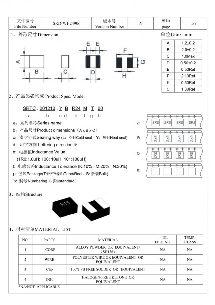 SOREDE approval specification page 3