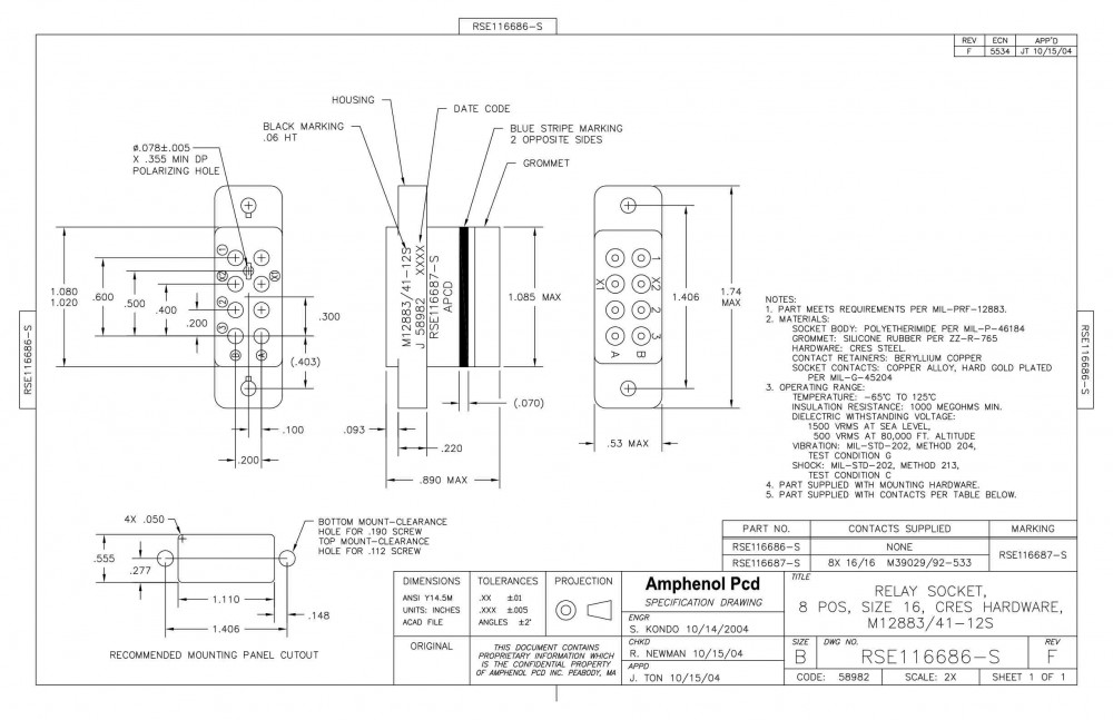 RSE116686-S technical document page