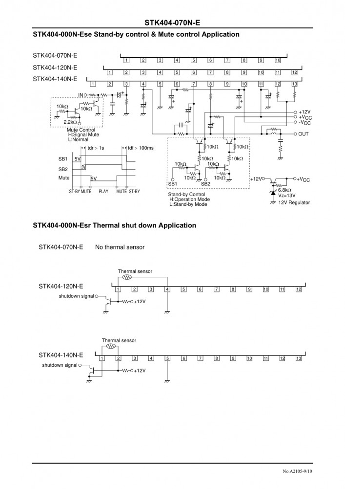 STK404-070N-E technical document page 9