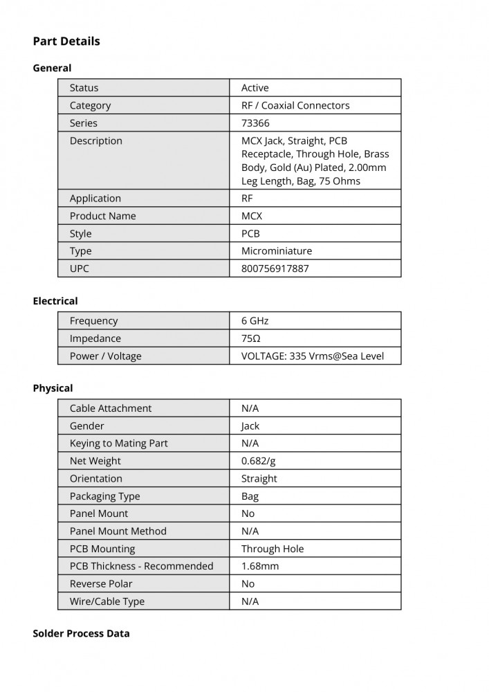 MOLEX 733660460 technical document image 2