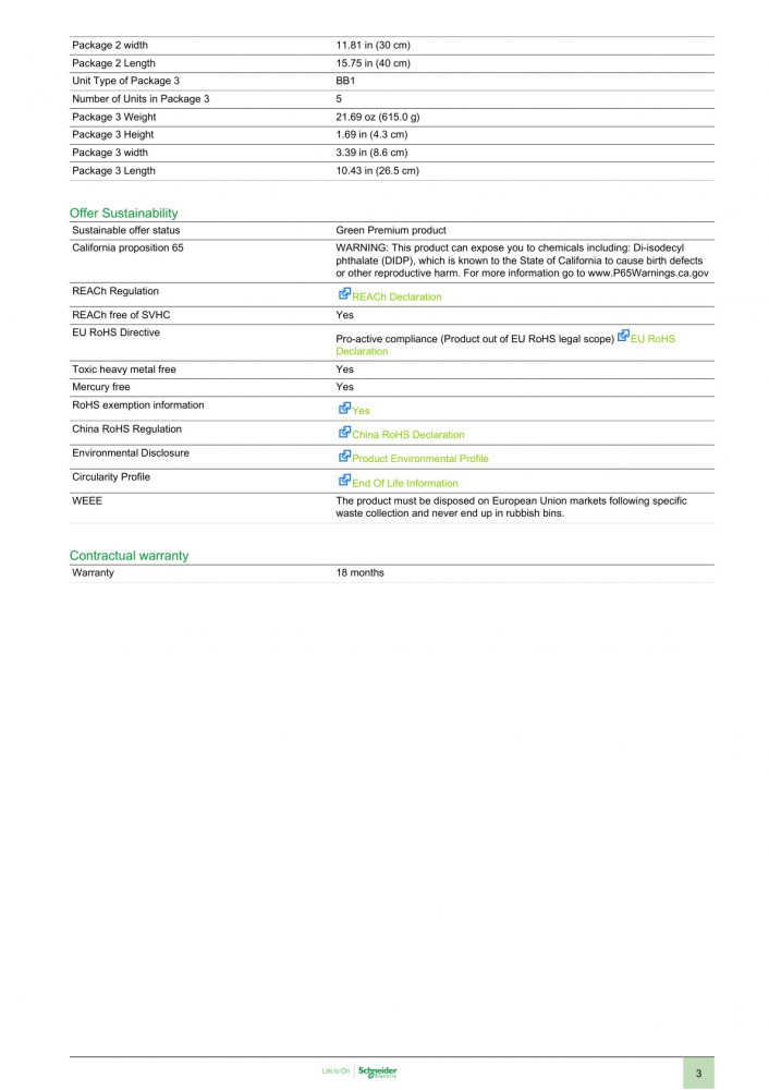 XB4FJ21 technical document page 3