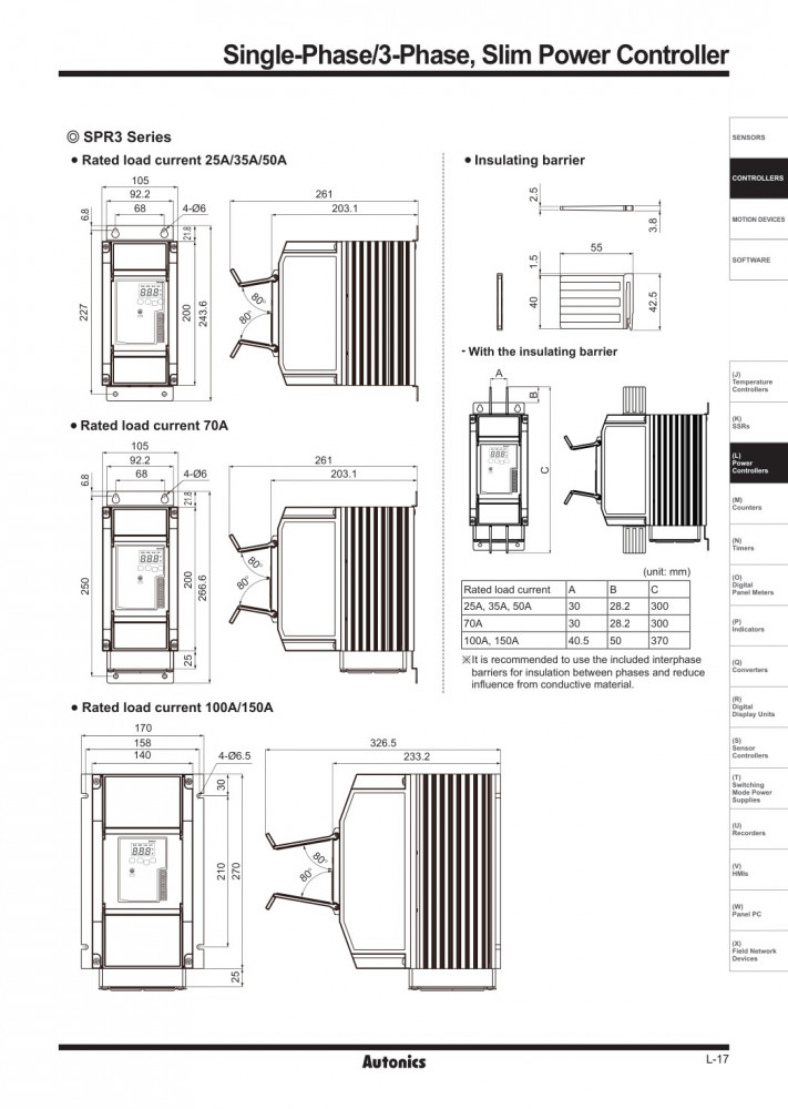 SPR1/SPR3 technical document page 6