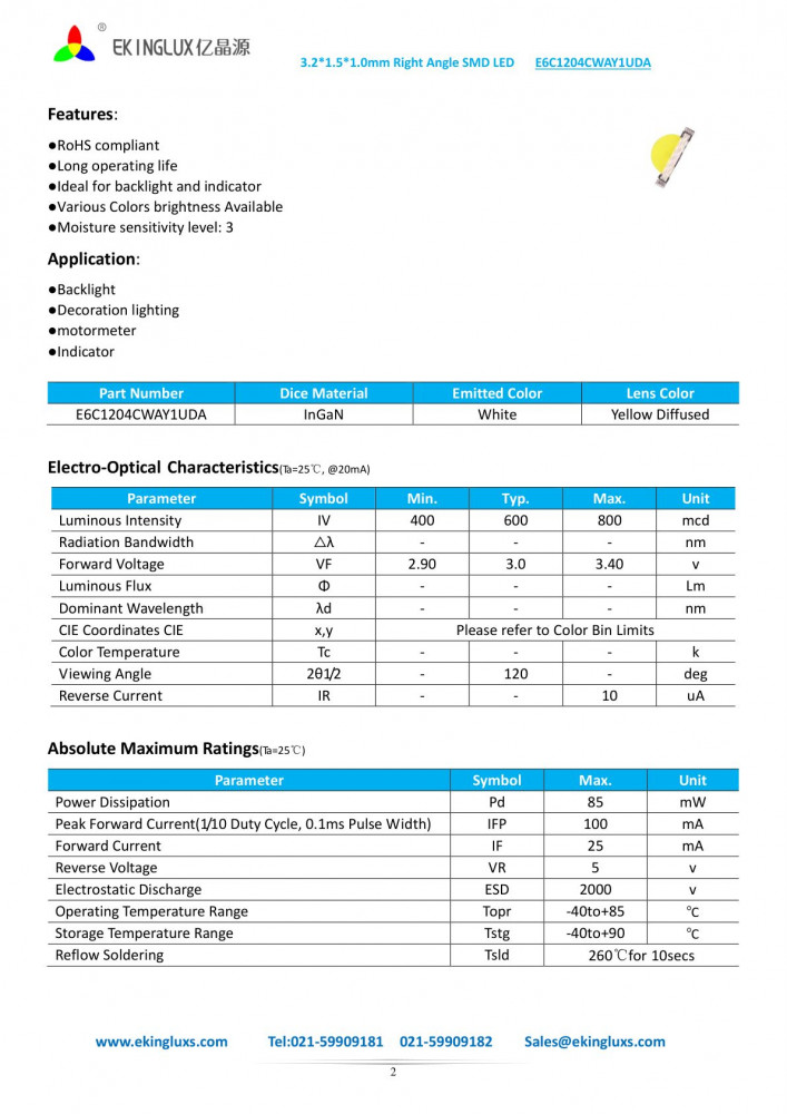 E6C1204CWAY1UDA datasheet page 2