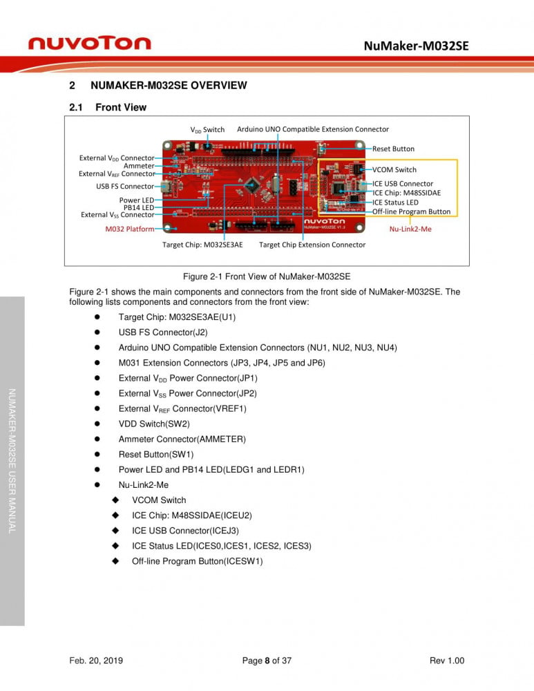 NuMaker-M032SE document page 8