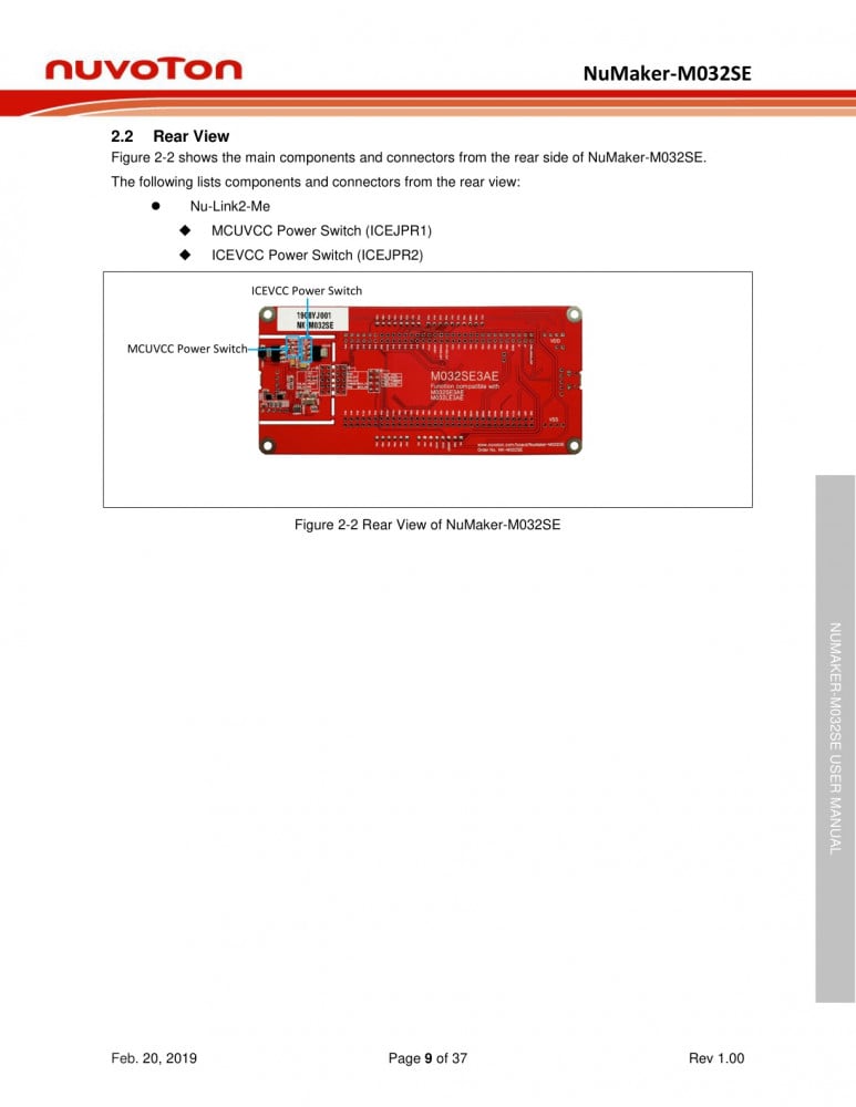 NuMaker-M032SE document page 9