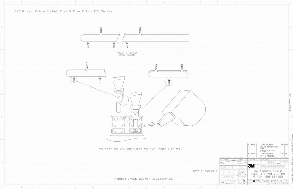 3M 158 Series product drawing page 3