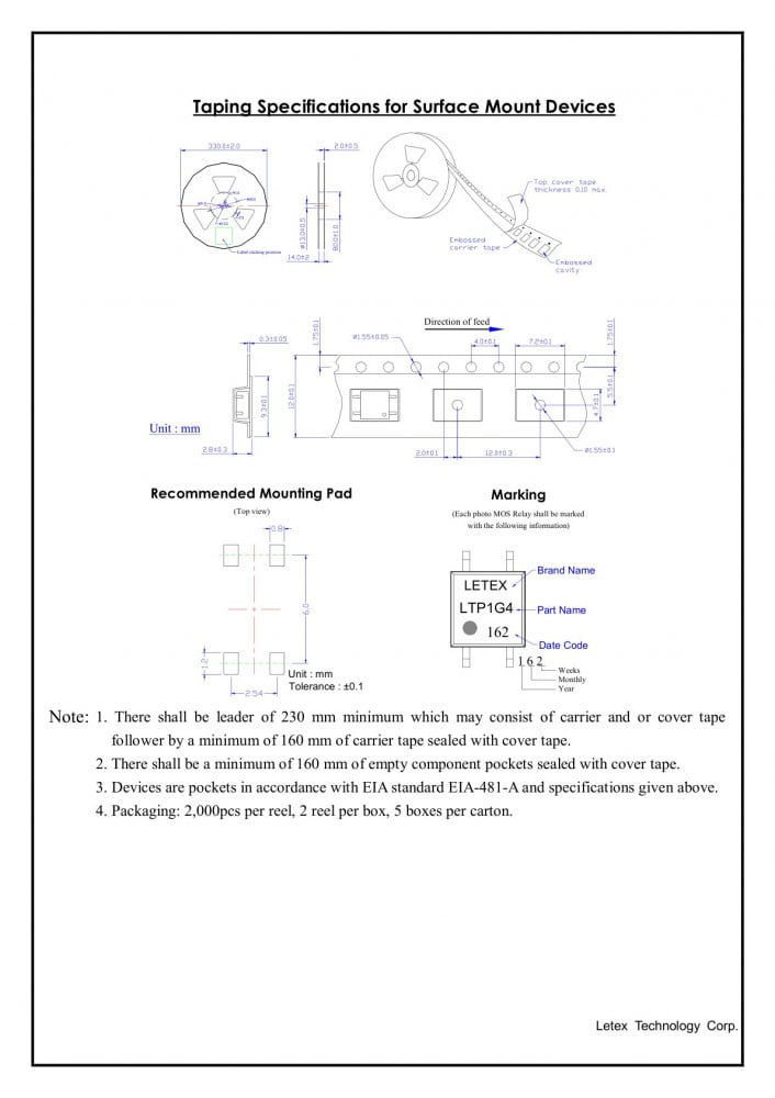 LTP-1G4 datasheet page 3