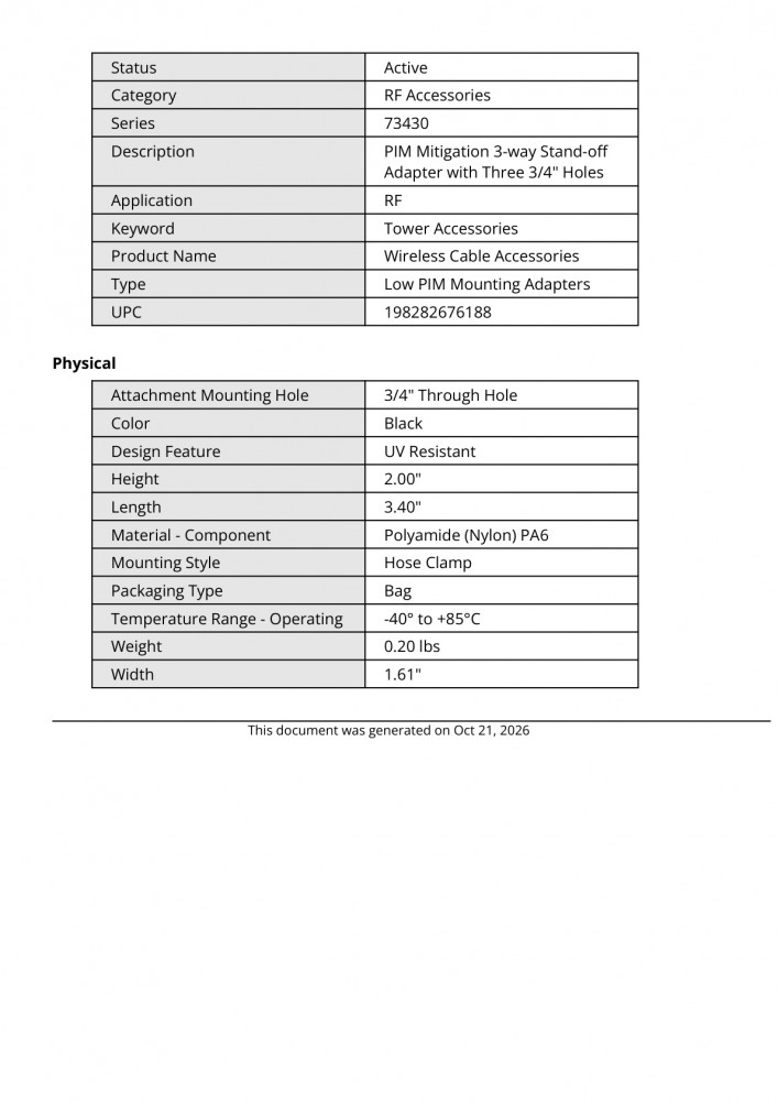 MOLEX 734300160 product document image 2