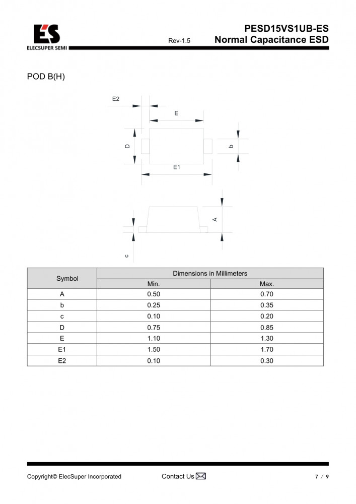 PESD15VS1UB-ES datasheet page 7