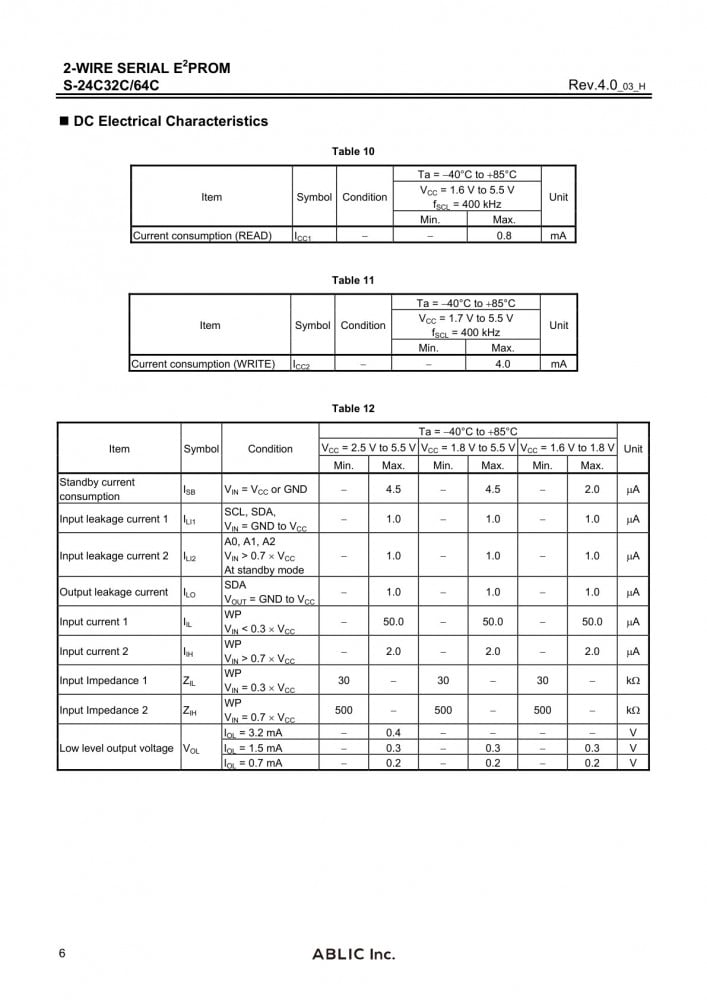 S-24C32C datasheet page 6