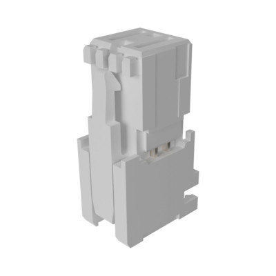 5.00mm Pitch Appli-Mate RAST 5 IDT Housing, Female, 4A, 2 Circuit, Natural, Position Keys 1b & 2a, All Code Keys, Latch Between Circuits 1 & 2 for sale