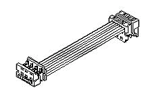 Picoflex PF-50 IDT-to-Picoflex PF-50 IDT Cable Assembly, 1.05m Length, Tin (Sn) Plating, 8 Circuits