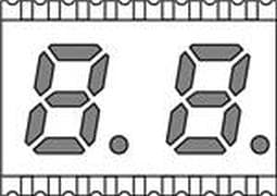 Kingbright ACDA02-41EWA-F01 LED Numeric Display for sale