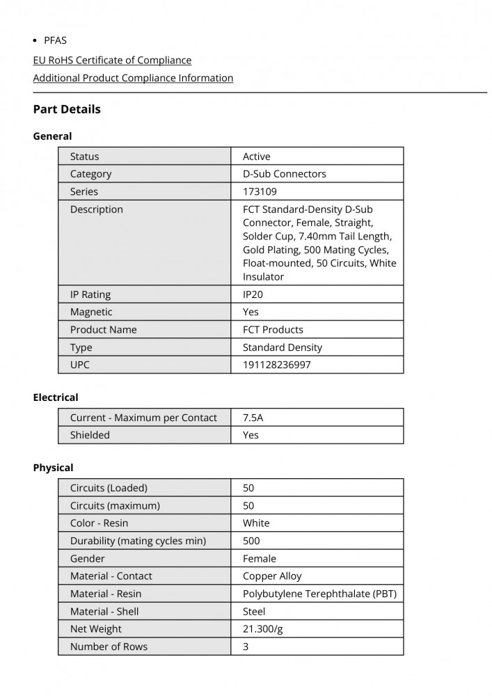 Molex cable assembly drawing page 2