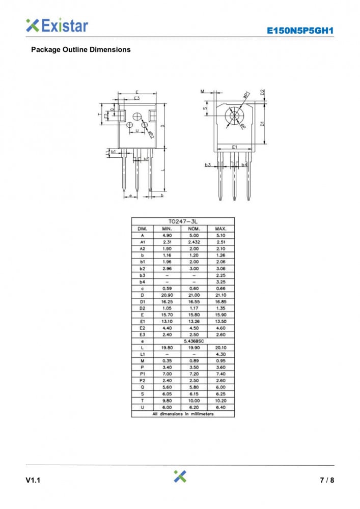E150N5P5GH1 datasheet page 7