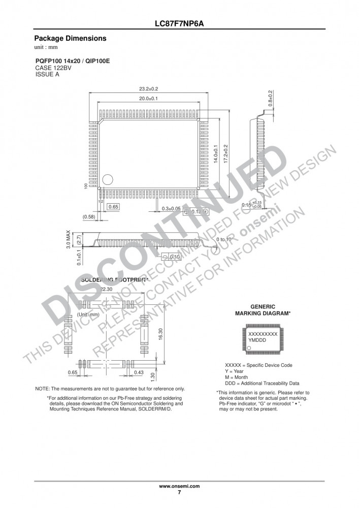 LC87F7NP6A datasheet page 7