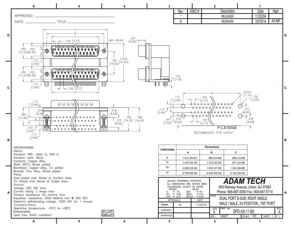 DPD-25-11-B3 technical document page