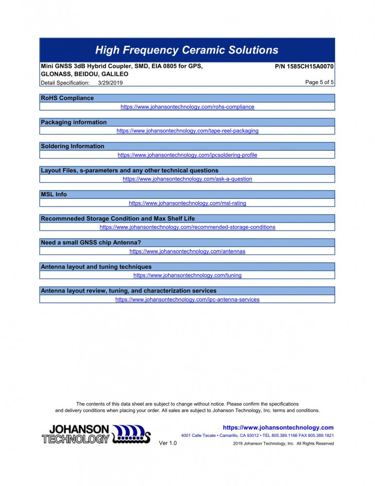 1585CH15A0070 datasheet page 5