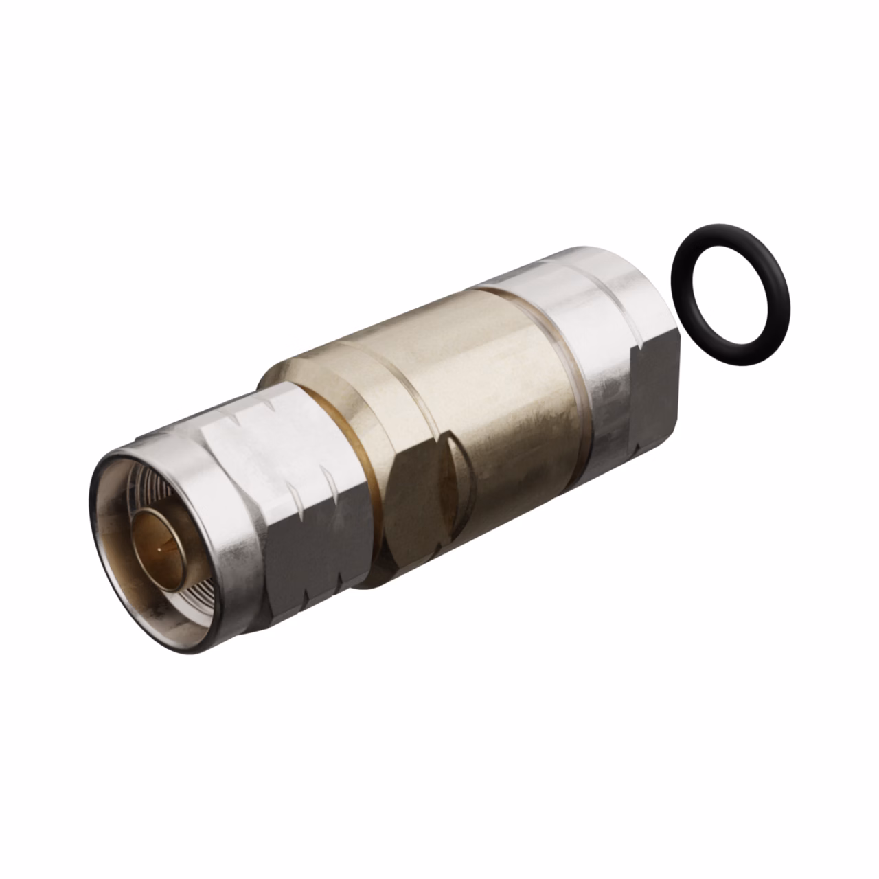 N Plug, Straight, for 1/2