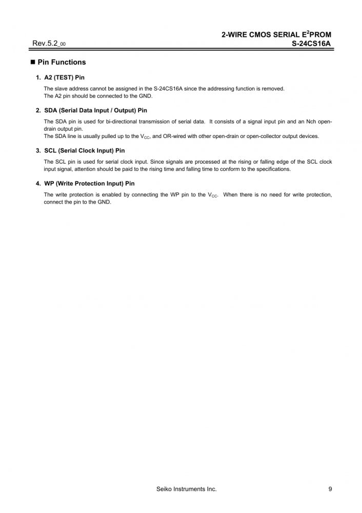 S-24CS16A0I-T8T1G datasheet page 9