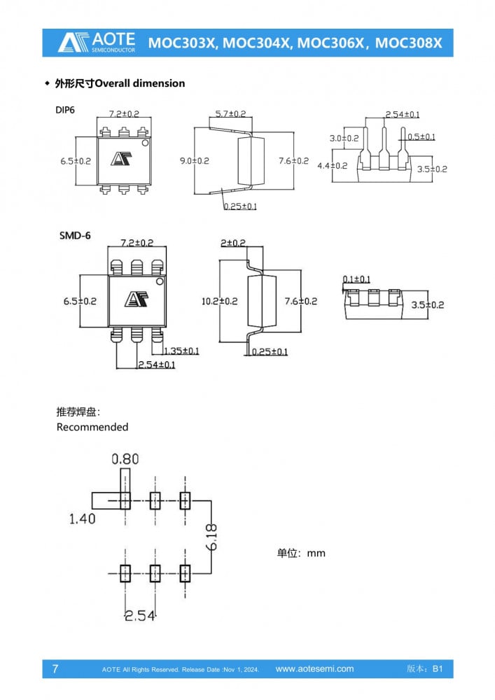 MOC3082SM datasheet page 8
