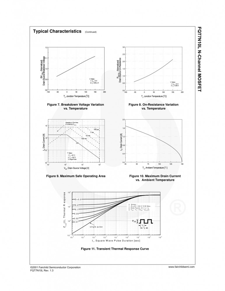 FQT7N10LTF datasheet page 5