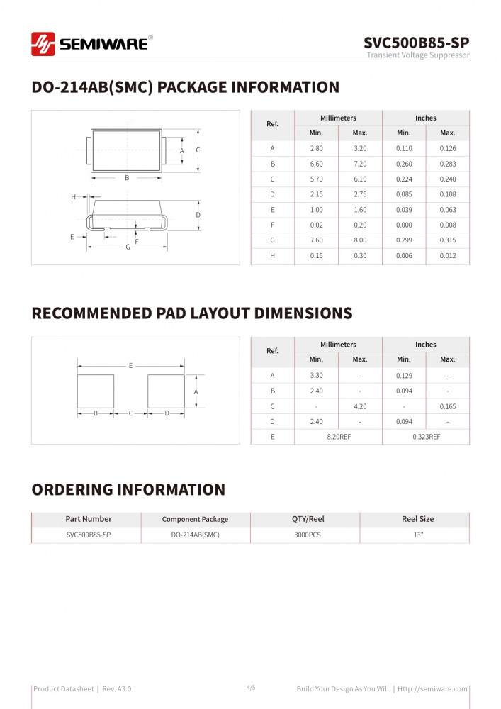 SVC500B85-SP datasheet page 4