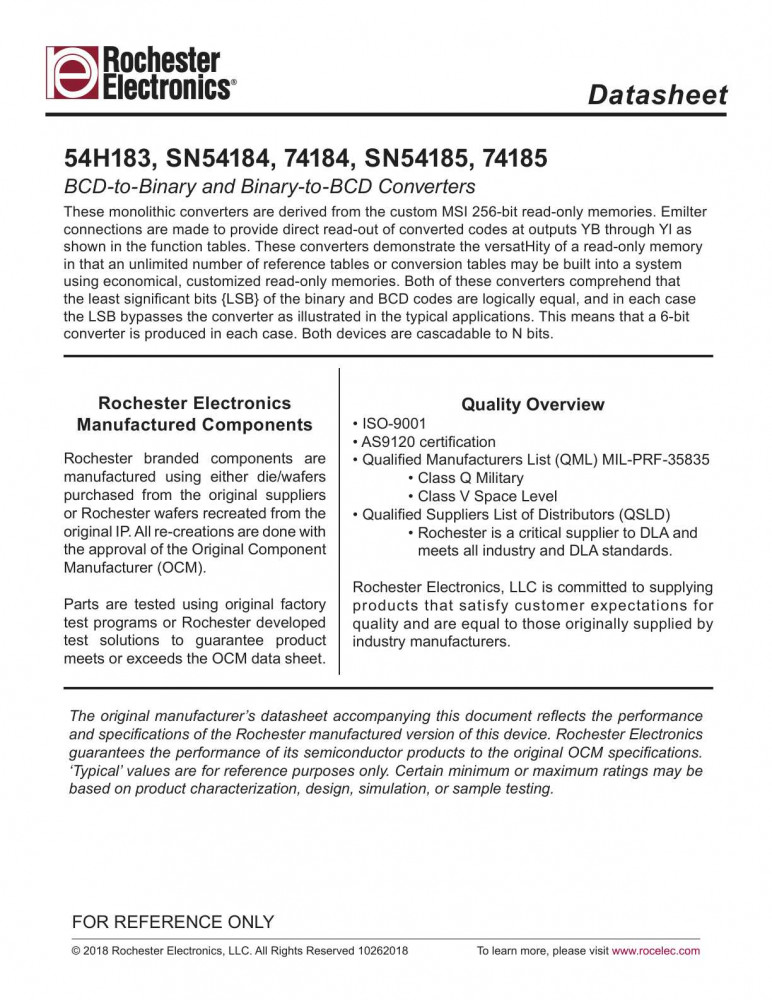 74184N technical document page 1
