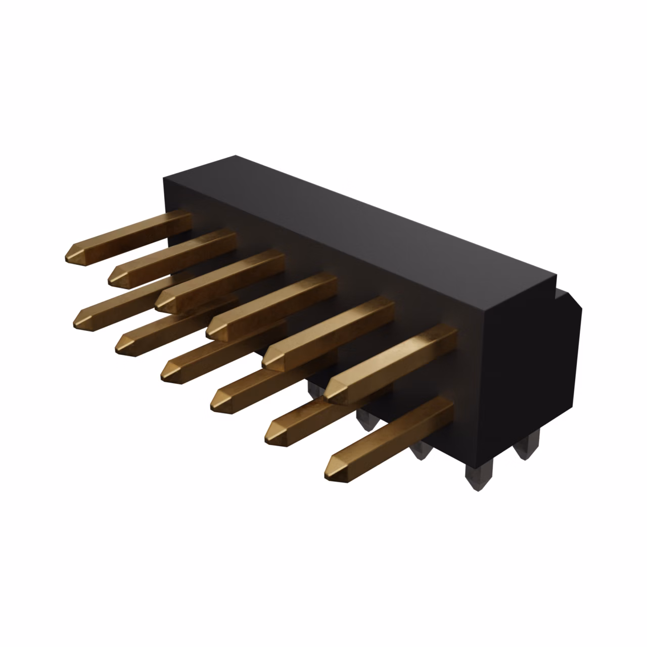 2.00mm Pitch Milli-Grid Header, Right-Angle, Through Hole, 12 Circuits, 0.05µm Gold (Au) Plating, Mating Pin Length 4.00mm, Tail Length 1.85mm, Tray, Lead-Free for sale