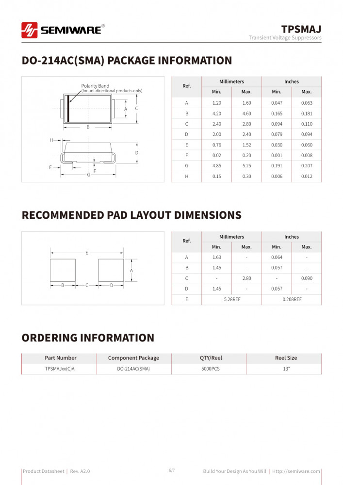 TPSMAJ8.5CA datasheet page 6