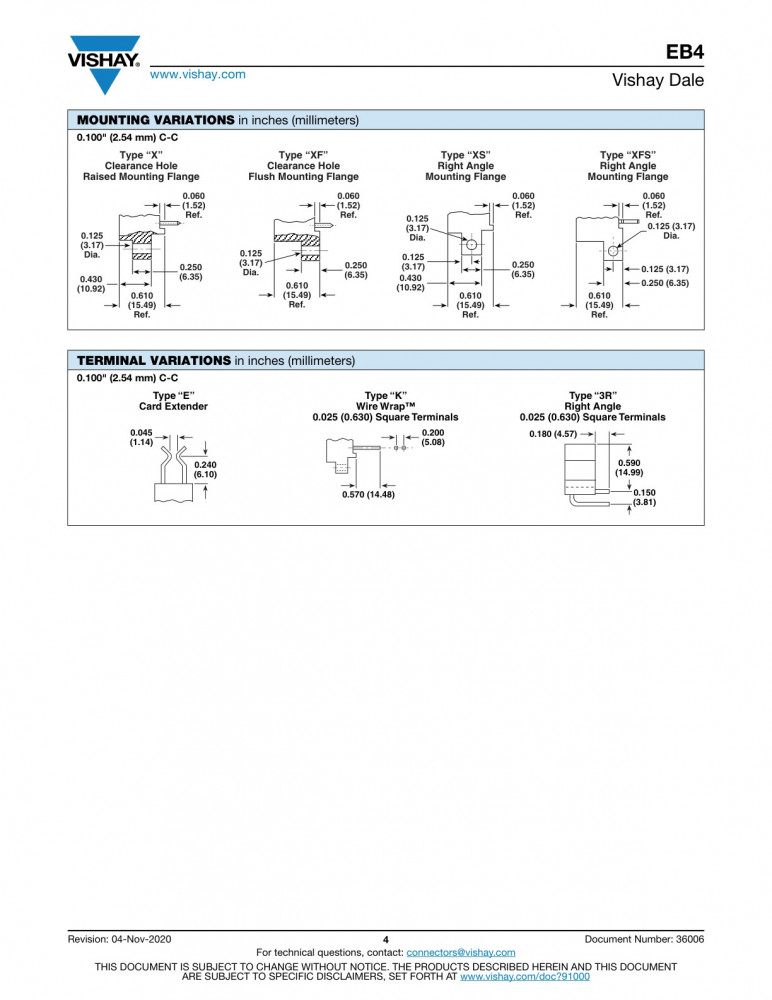 EB45 connector datasheet page 4