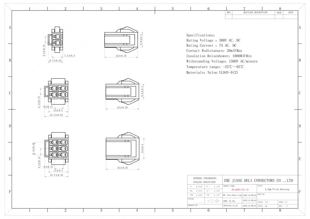 DLL SL-T technical drawing page 2
