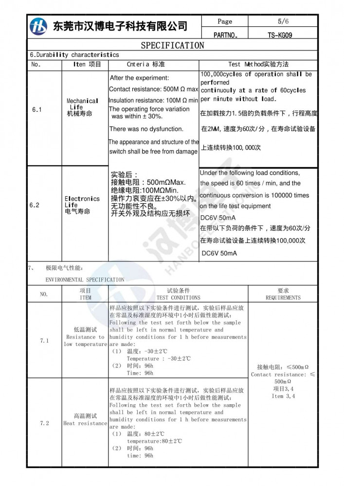 TS-KG09 drawing page 1