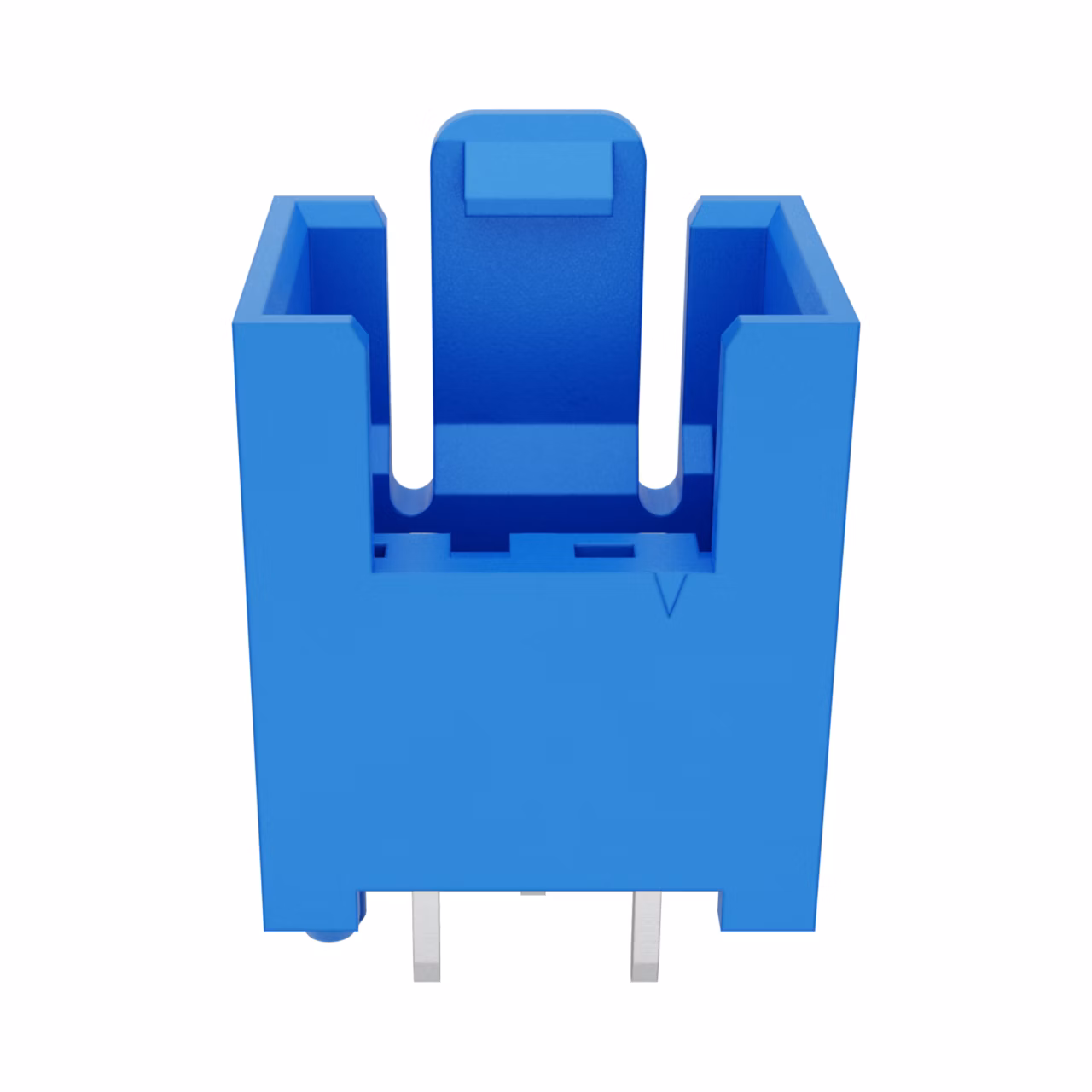 Appli-Mate RAST 2.5 Header, Vertical, 3 Circuits, Tin (Sn) Plating, Glow-Wire Capable, Positioning Keys B and D Blocked, with Latch, Blue for sale