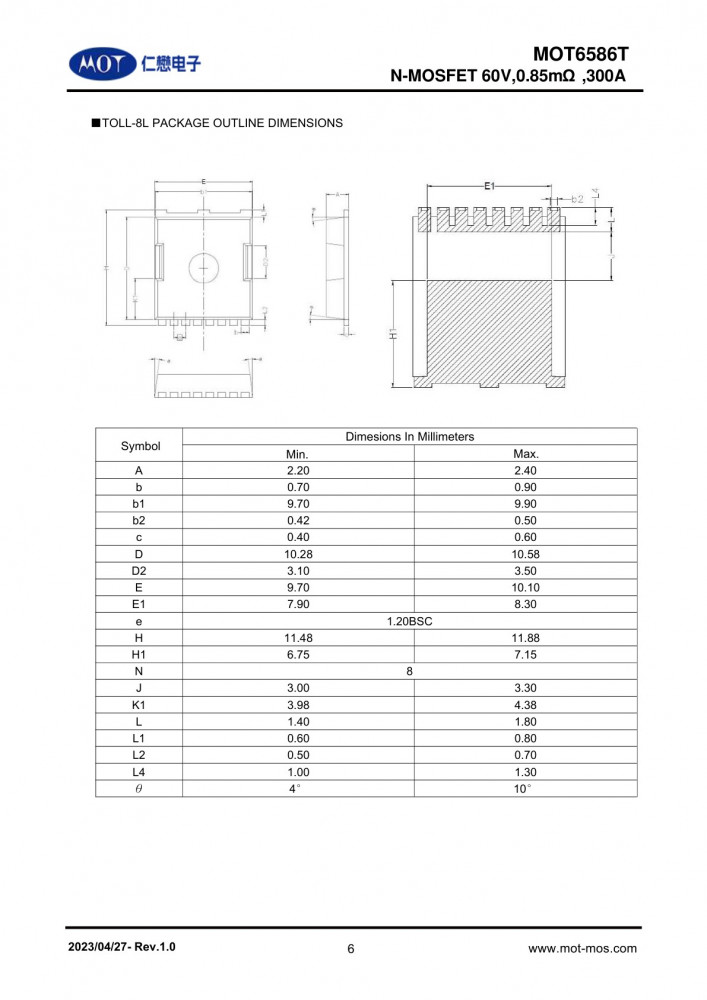 MOT6586T datasheet page 7