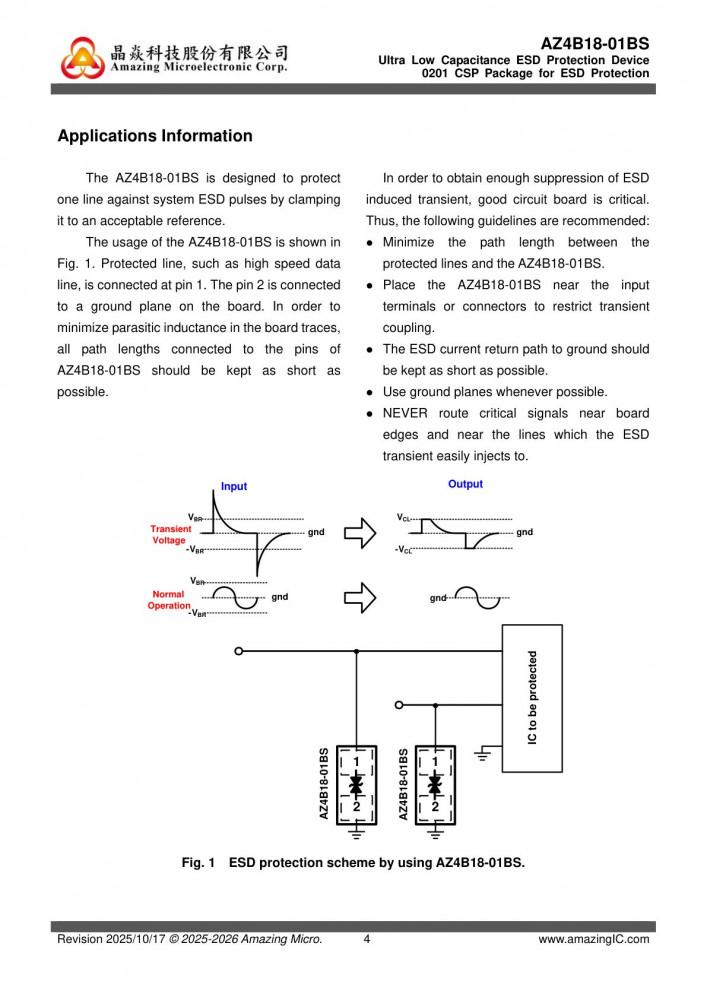 AZ4B18-01BS datasheet page 4
