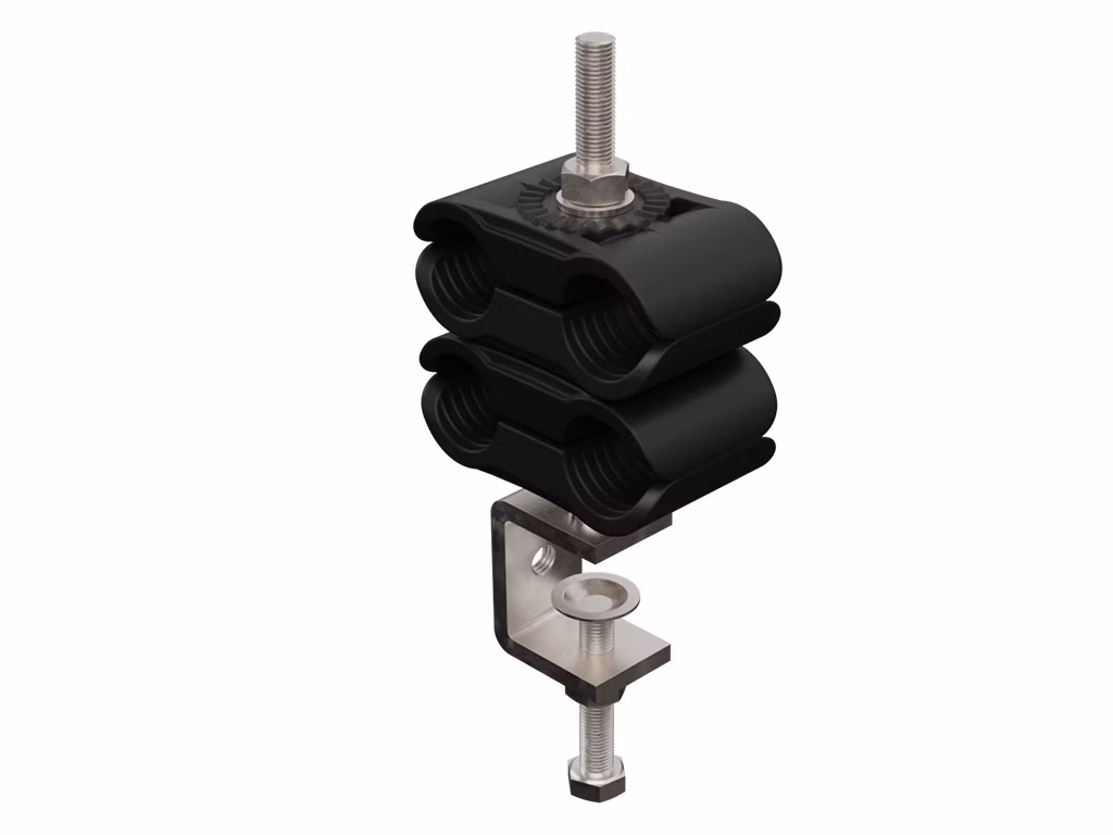 Dual Side, 2-Hole, Feeder Clamp for 5/8
