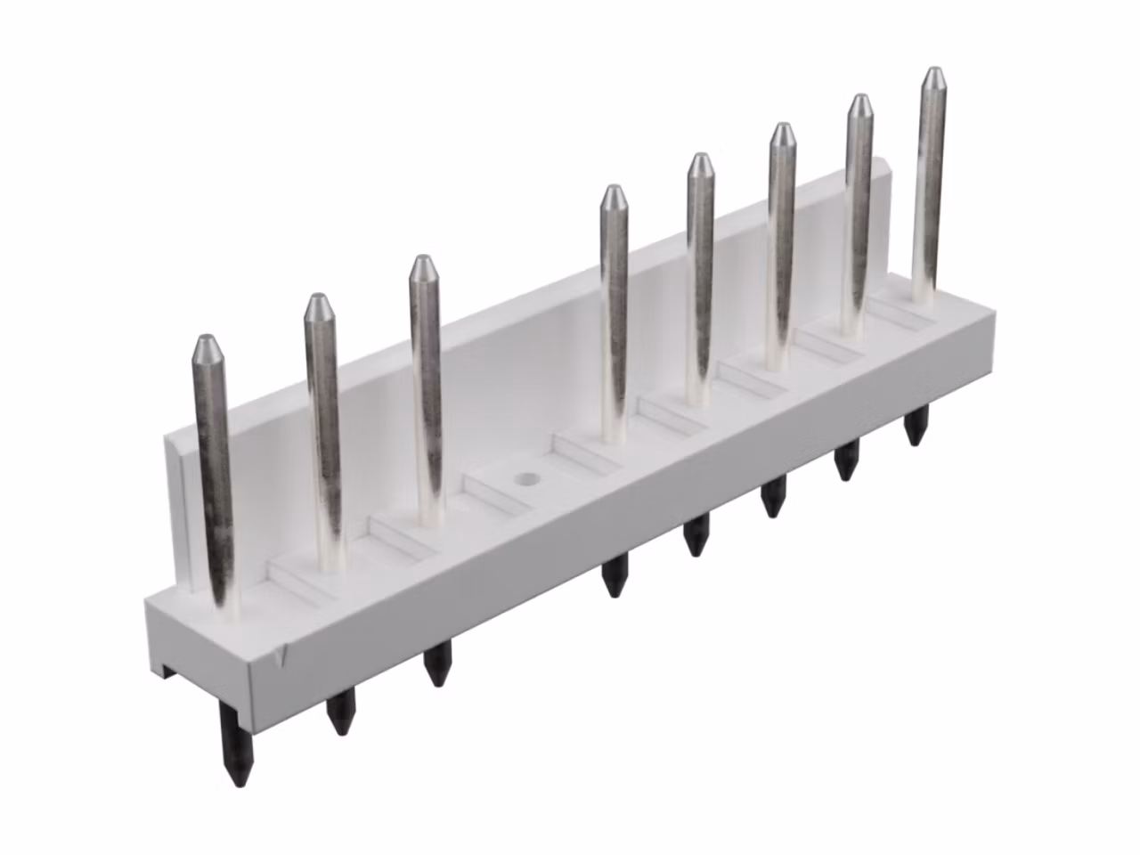 KK Header, Vertical, with Polarizing Backwall, 9 Circuits, Tin (Sn) Plating, Circuit 4 Voided for sale