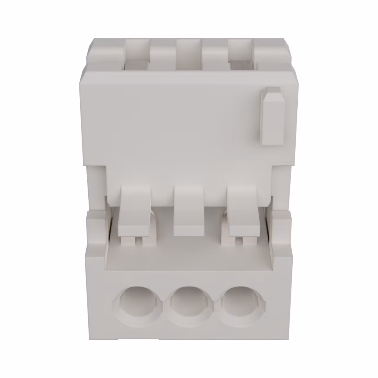 Appli-Mate RAST 2.5 Female Connector, 5.00mm Pitch, 2 Circuits, Position A, B and C Removed, Open Endwalls, with Blue Stripe for sale