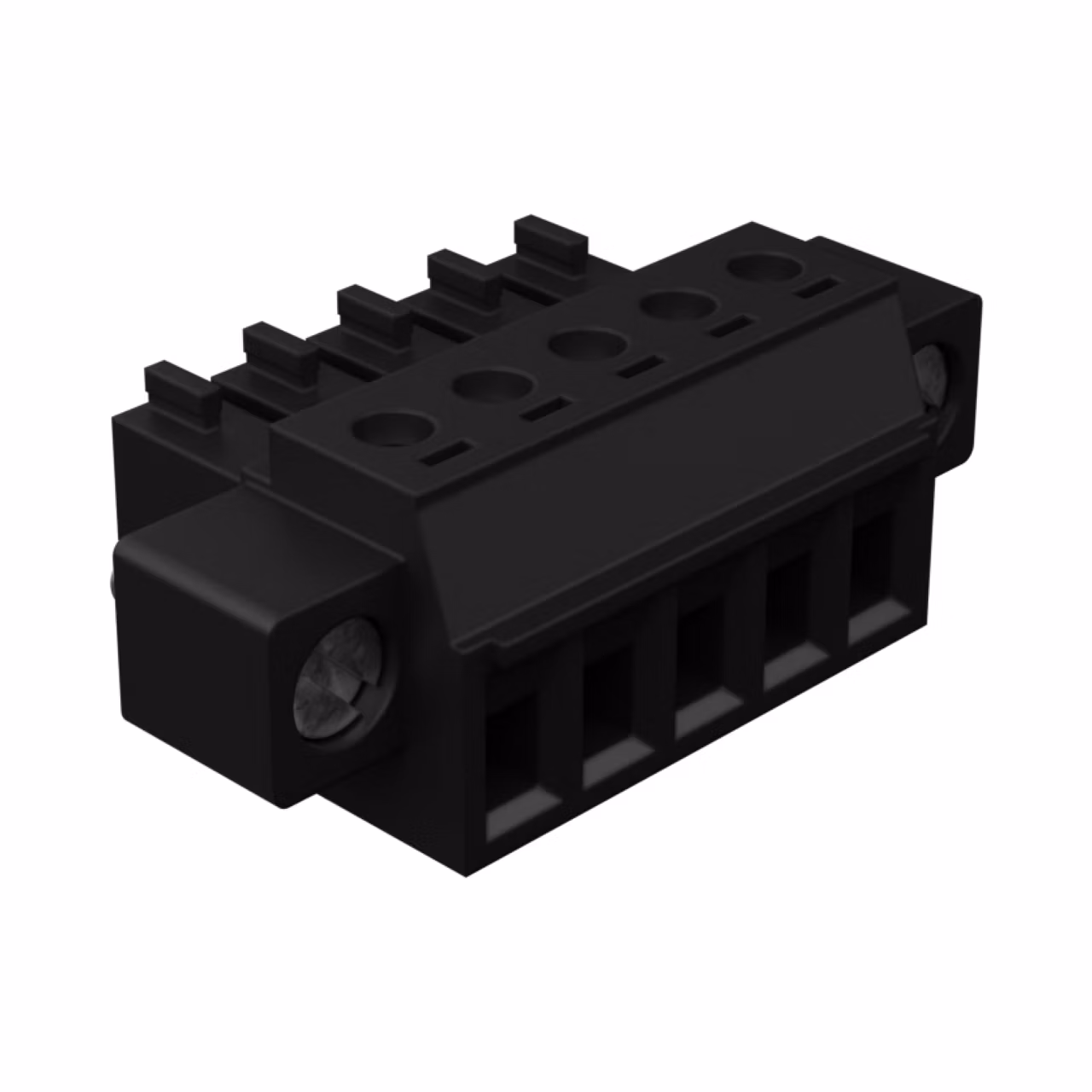 3.81mm Pitch Eurostyle Horizontal Plug, with Retention Screws, 5 Circuits for sale