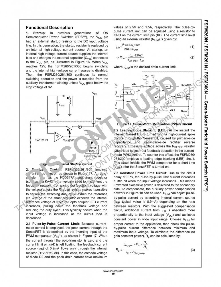 FSFM260 datasheet page 10