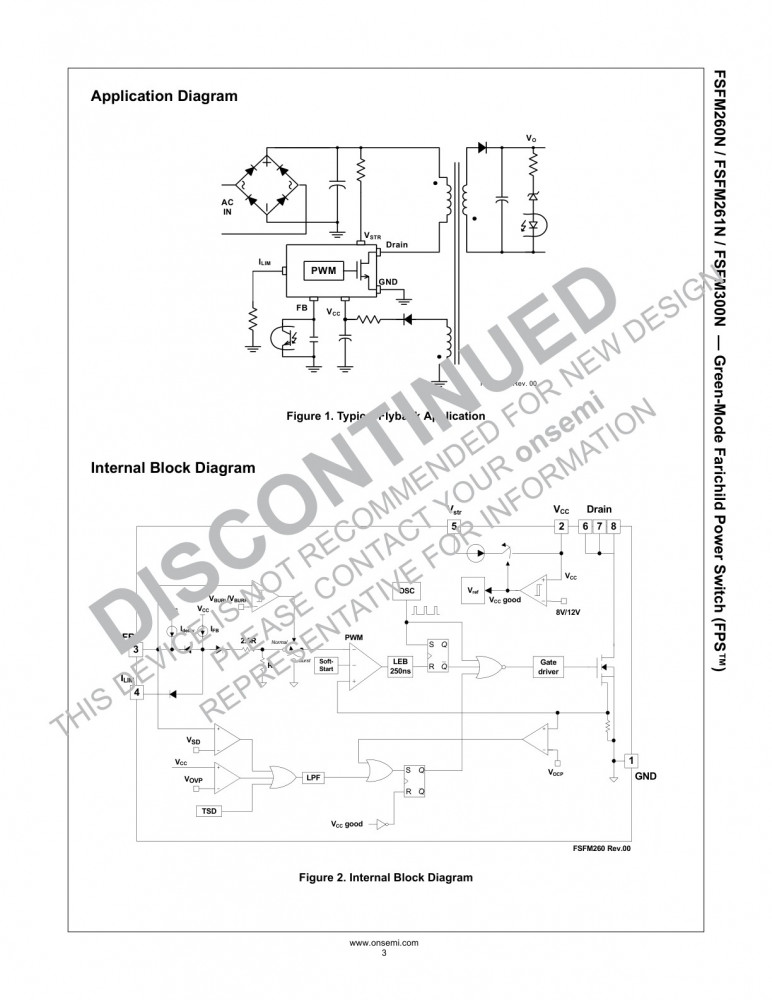 FSFM260 datasheet page 3