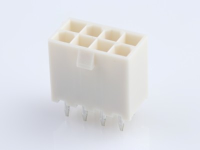 10.00mm Pitch Mini-Fit Sr. Header, Dual Row, Vertical, 3.50mm Tail Length, 2.36mm PCB Thickness, Silver (Ag) Plating, 10 Circuits