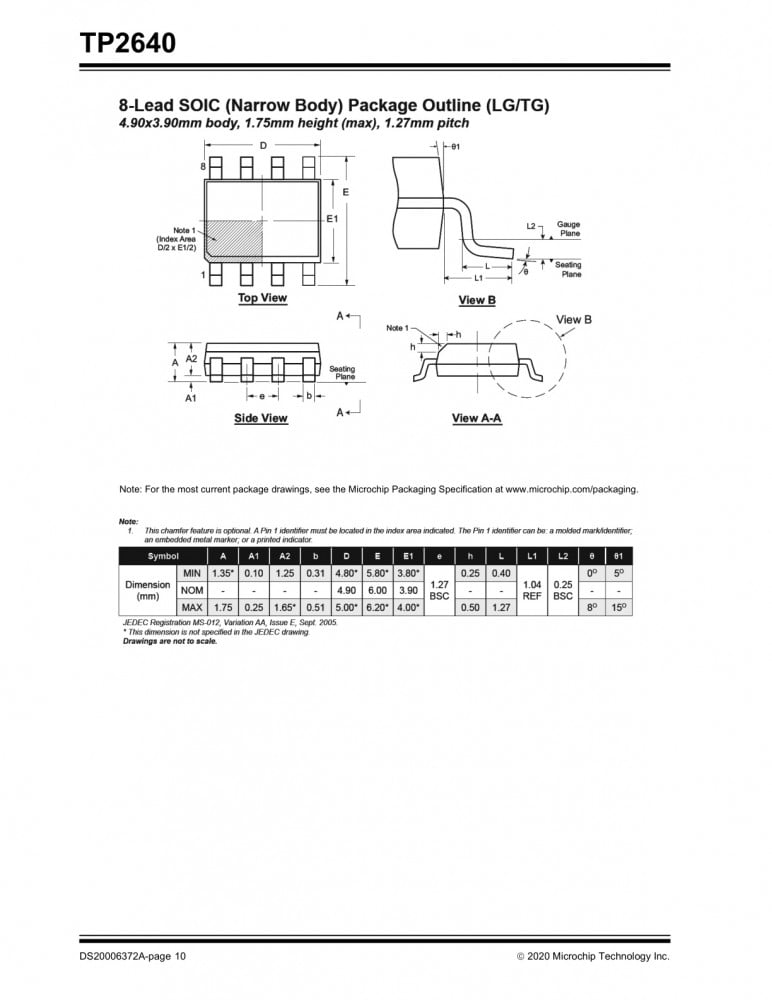 TP2640 technical document page 10