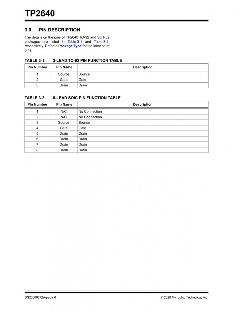 TP2640 technical document page 6